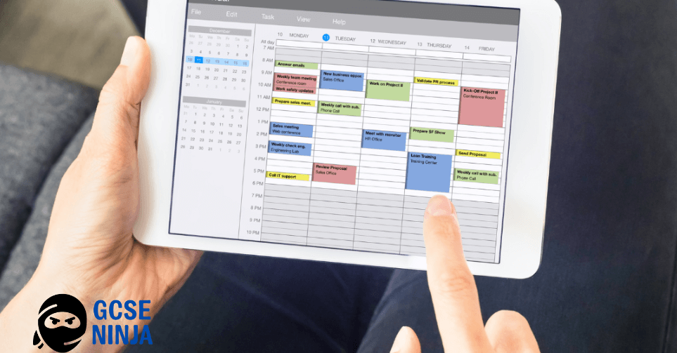 Plan GCSE Success Now: Create a Schedule - GCSE Ninja